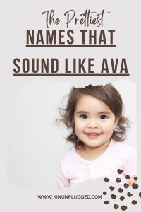 70+ Middle names to go with Ava that work perfectly - Kin Unplugged