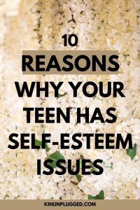 5 Most Effective Self esteem activities for Teens - Kin Unplugged