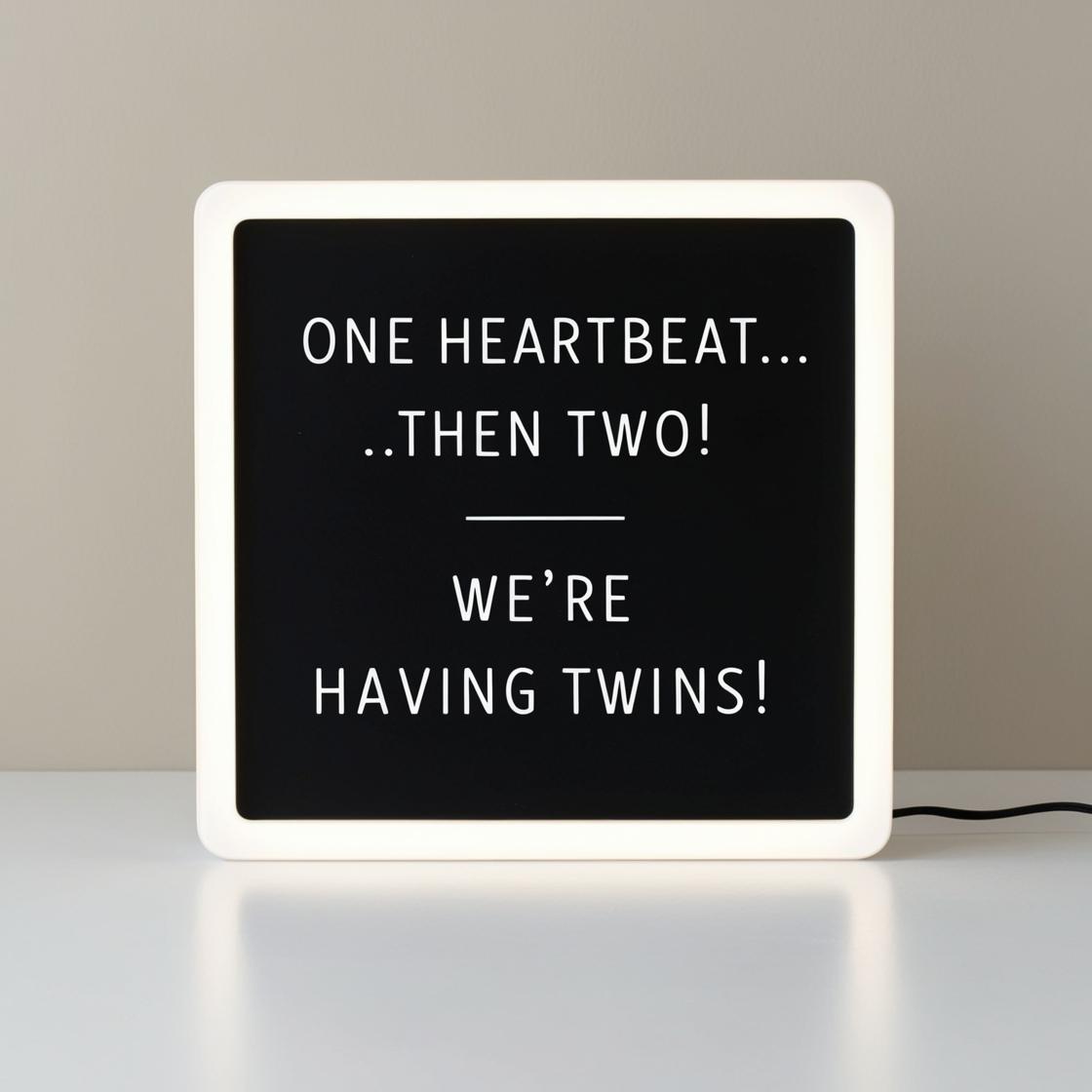 80 Cutest Twin Pregnancy Announcement Ideas - Kin Unplugged