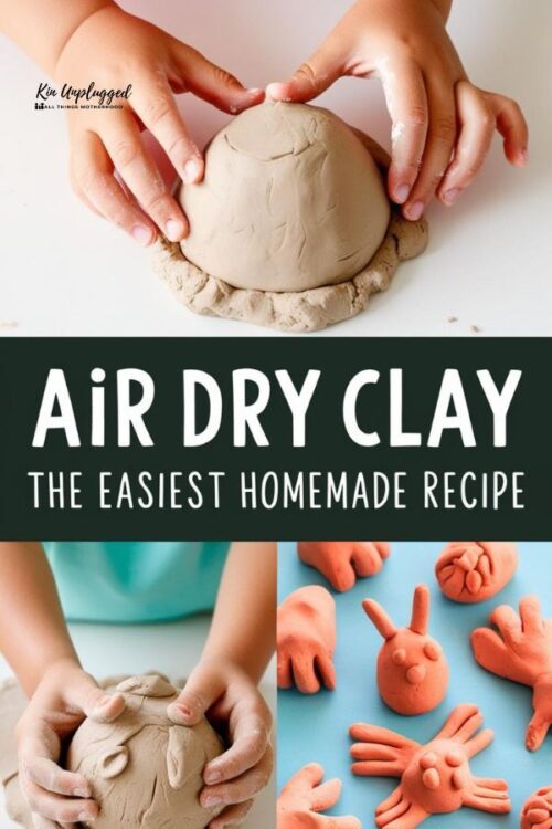 How to make clay | The Easiest Homemade Clay Recipe - Kin Unplugged