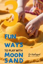 How to make Moon Sand | The Easiest 2-Ingredient Recipe - Kin Unplugged