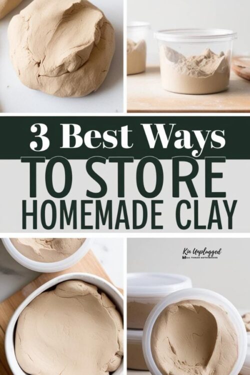 How to make clay | The Easiest Homemade Clay Recipe - Kin Unplugged