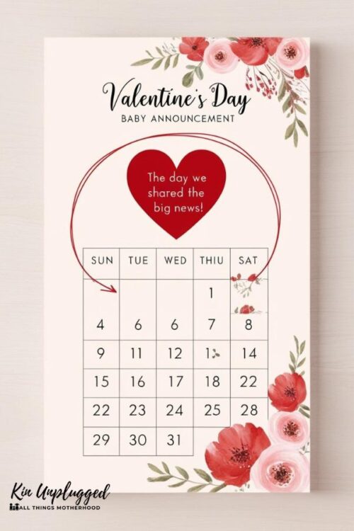30 Most Precious Valentine's Day Baby Announcement Ideas - Kin Unplugged