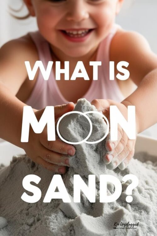 How to make Moon Sand | The Easiest 2-Ingredient Recipe - Kin Unplugged