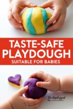 Your Edible Playdough Recipe (Kid-safe!) - Kin Unplugged