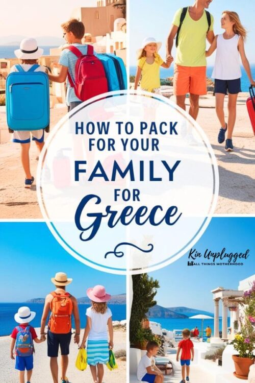What to Pack for a Family Holiday in Greece: The Ultimate Checklist