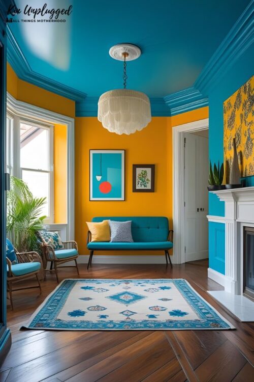 5 Colour drenching ideas to brighten rooms - Kin Unplugged