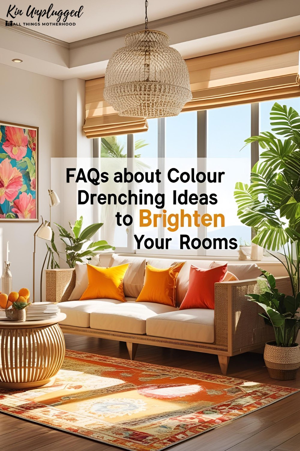 5 Colour drenching ideas to brighten rooms - Kin Unplugged