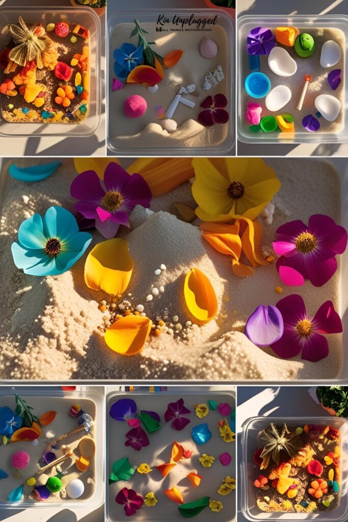 20+ Enticing Summer Sensory bin activities for toddlers - Kin Unplugged
