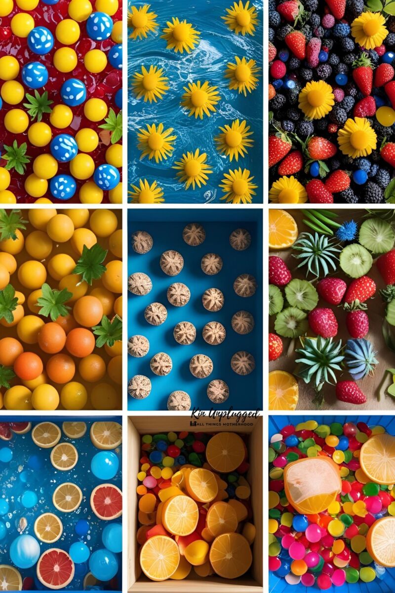 20+ Enticing Summer Sensory bin activities for toddlers - Kin Unplugged