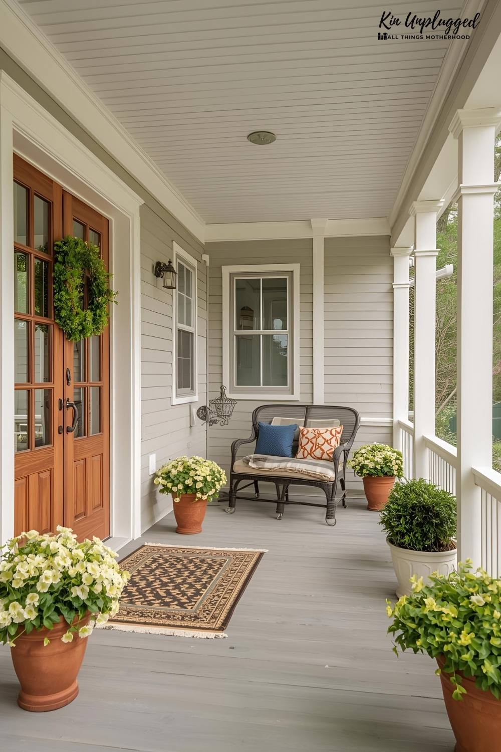23 Front Porch Makeovers: Budget, Small and Modern Ideas - Kin Unplugged
