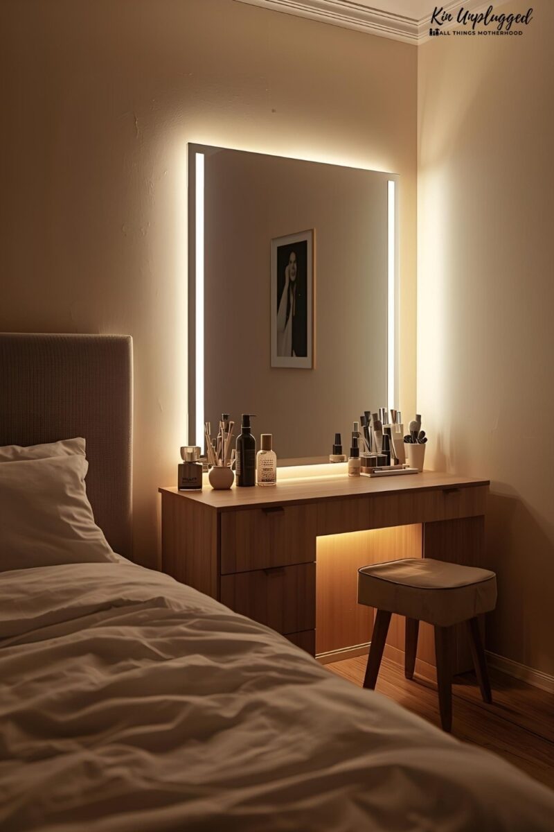 Vanity Aesthetic: 40+ Stylish Makeup Vanity Ideas - Kin Unplugged