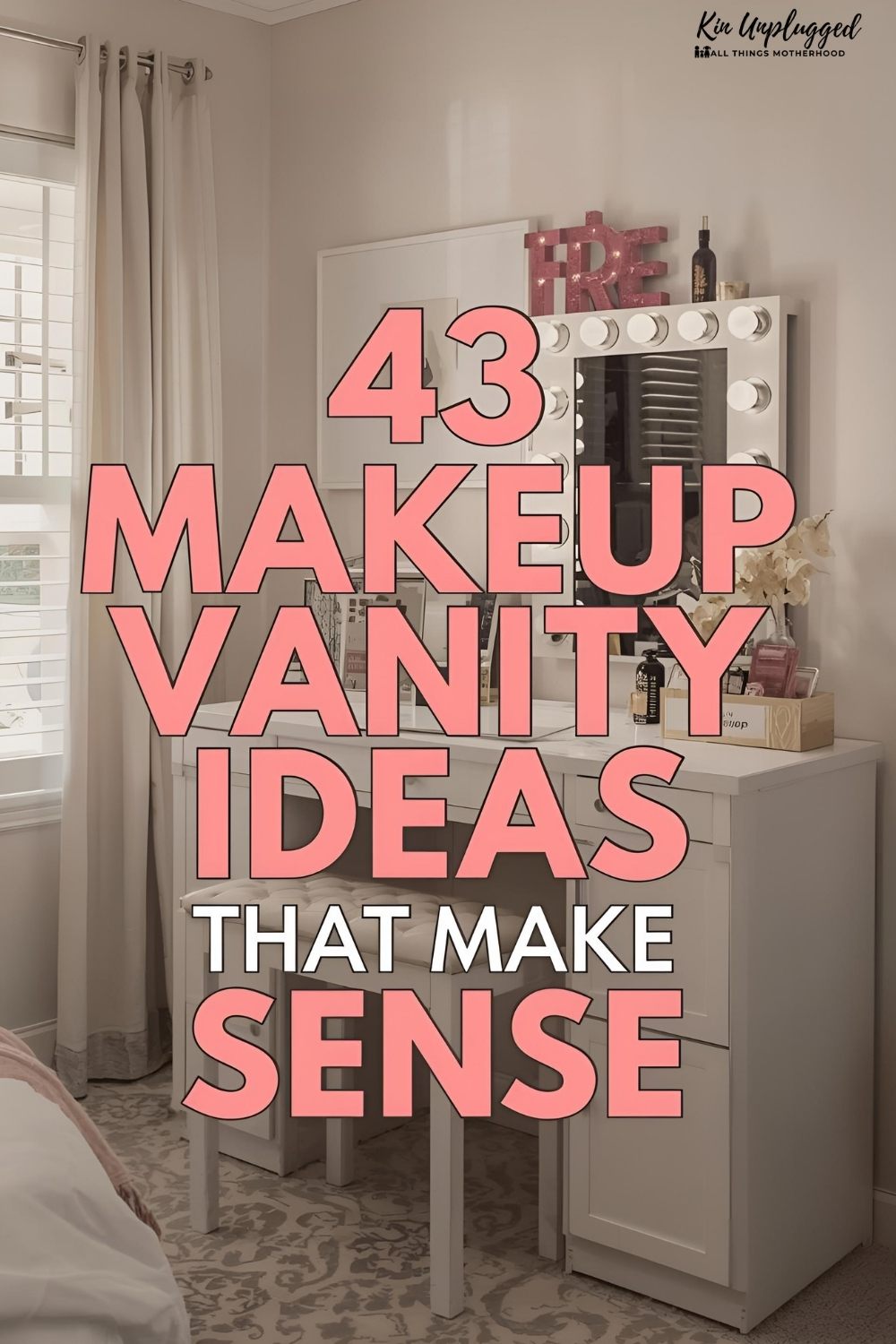 Vanity Aesthetic: 40+ Stylish Makeup Vanity Ideas - Kin Unplugged