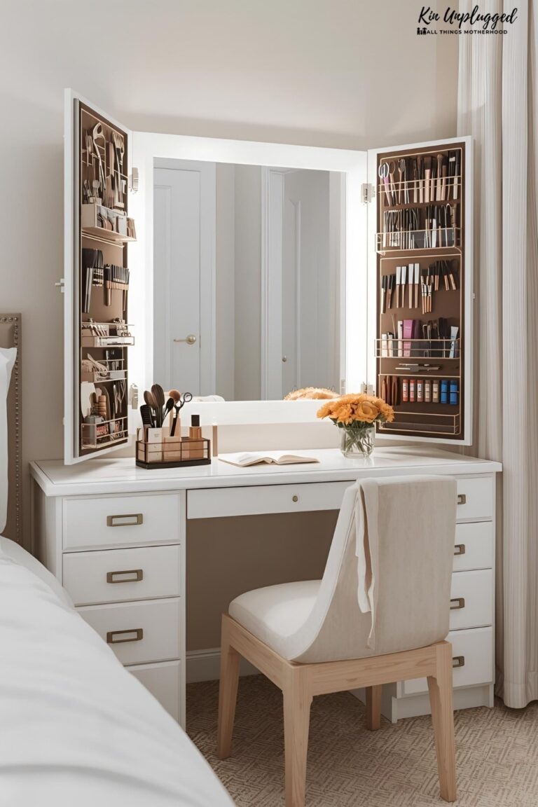 Vanity Aesthetic: 40+ Stylish Makeup Vanity Ideas - Kin Unplugged