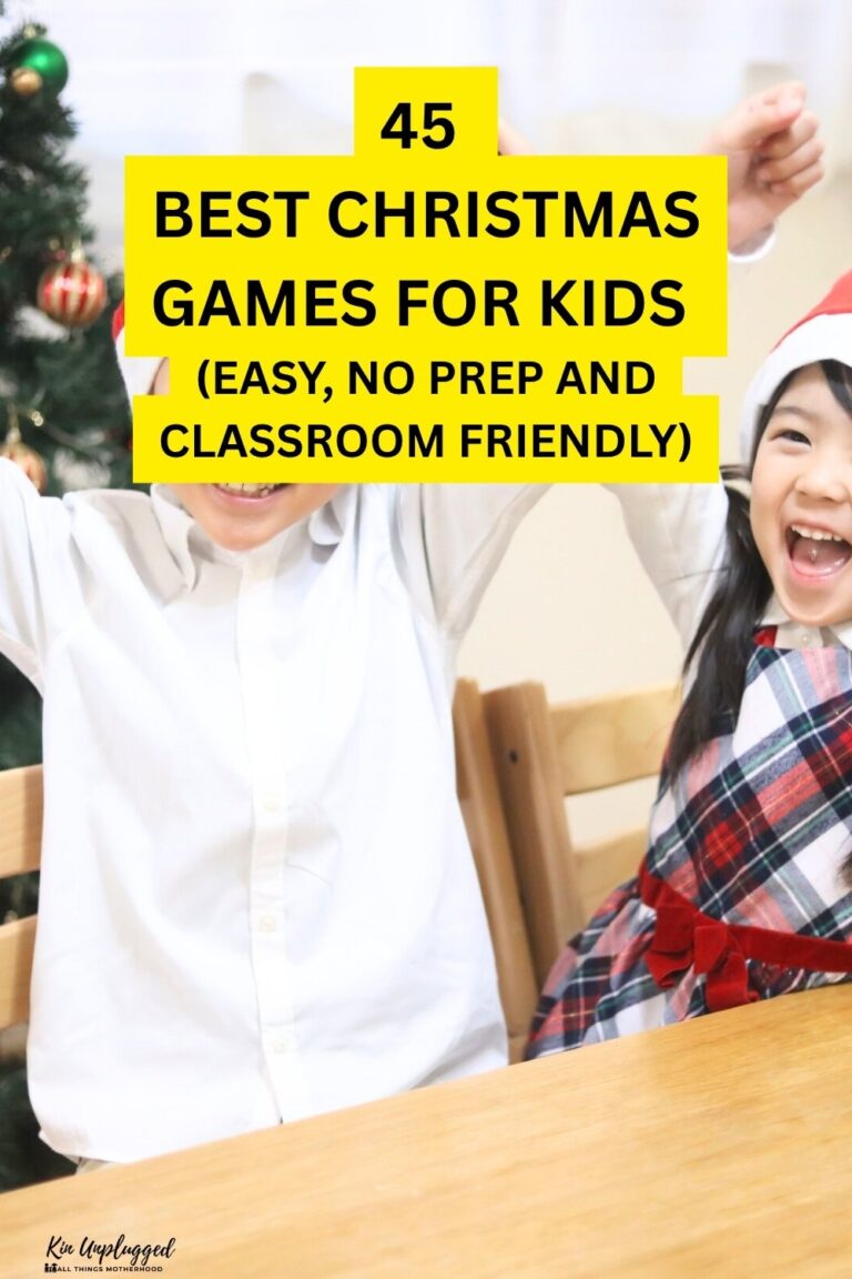 45 Best Christmas Games for Kids (Easy, no prep and classroom friendly ...