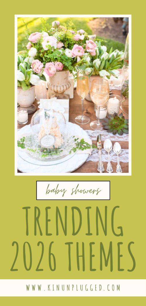 Trending Baby shower Themes for 2026 - Kin Unplugged