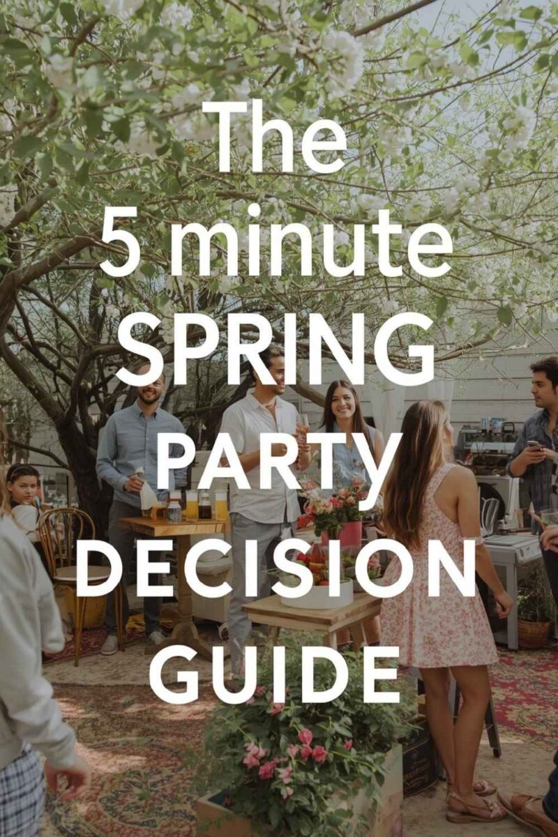 Spring themed Party ideas: A Busy mom Decision Guide - Kin Unplugged