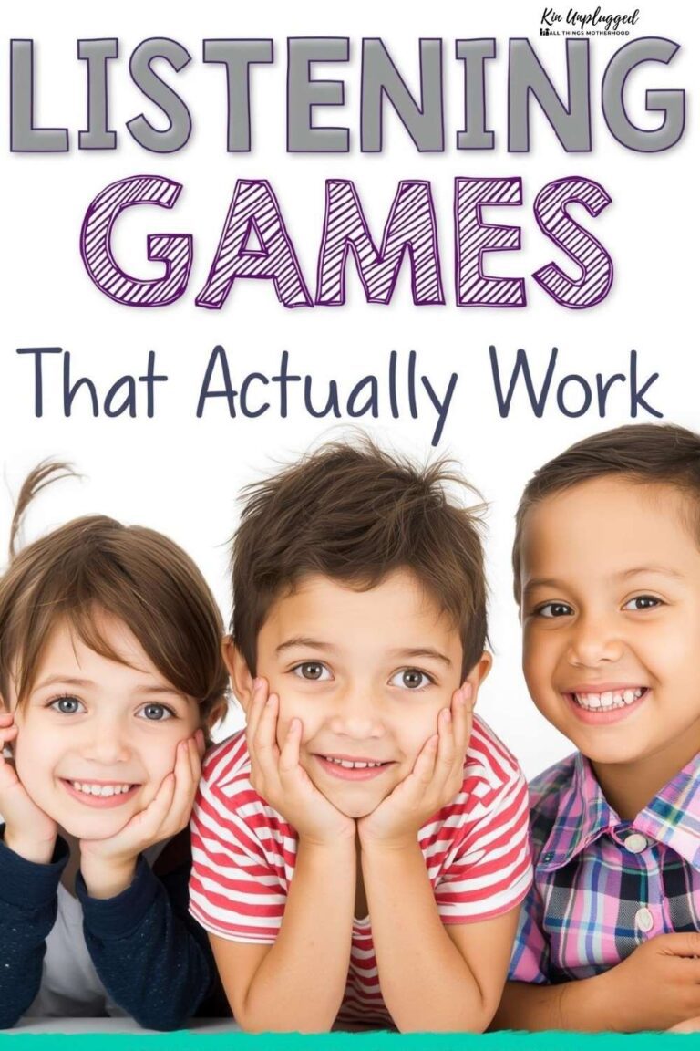 The Best Listening Games for kids that take 3–7 minutes - Kin Unplugged