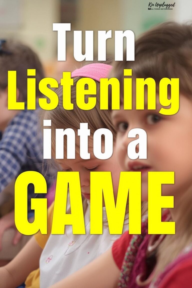 The Best Listening Games for kids that take 3–7 minutes - Kin Unplugged