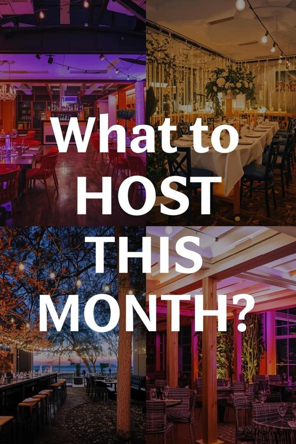 12 Party Hosting ideas for every month of the Year - Kin Unplugged