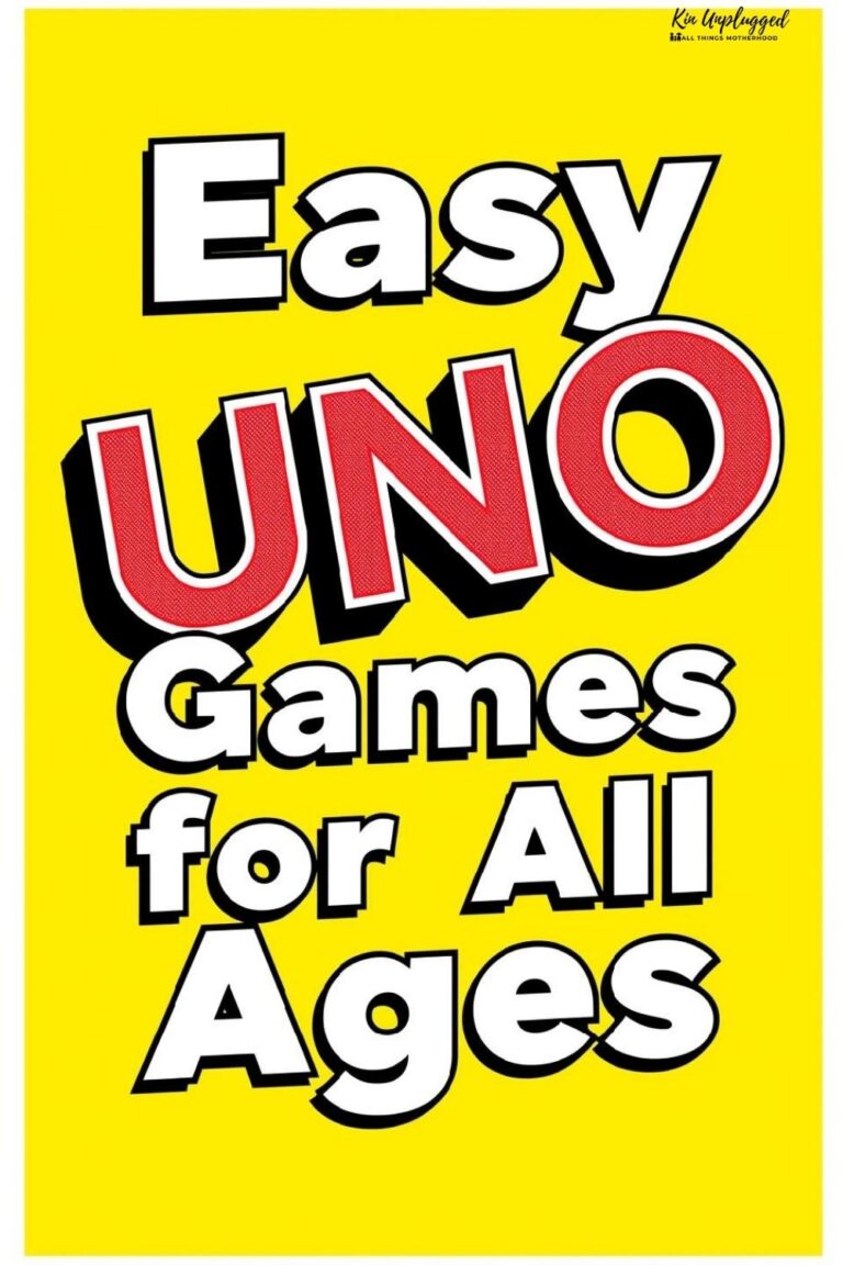 Best games to play with Uno cards (easy, low prep, family friendly)