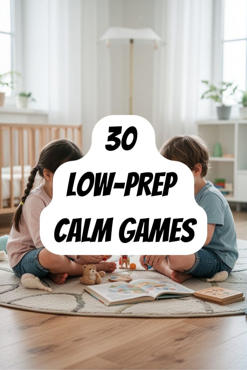 The Calm Kid Play Method | 30 Low prep games to build emotional ...
