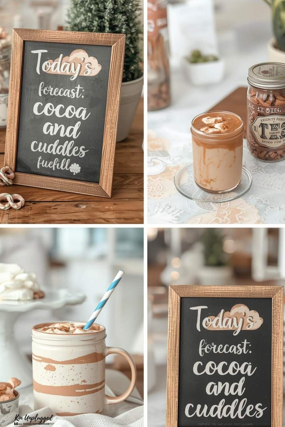Cocoa and Clouds Baby shower: A Warm, dreamy plan With a Hot cocoa bar ...