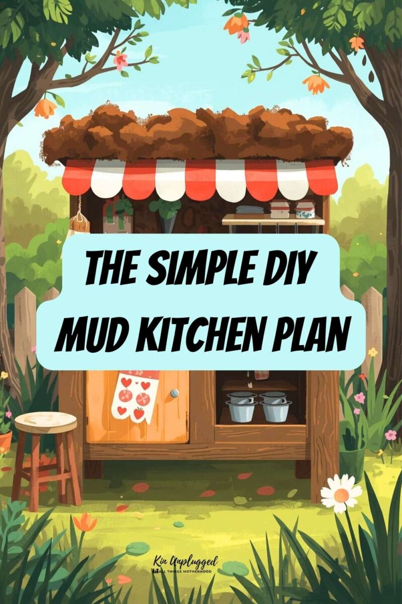 How to DIY a Mud kitchen | Simple outdoor play Kitchen ideas for Busy ...