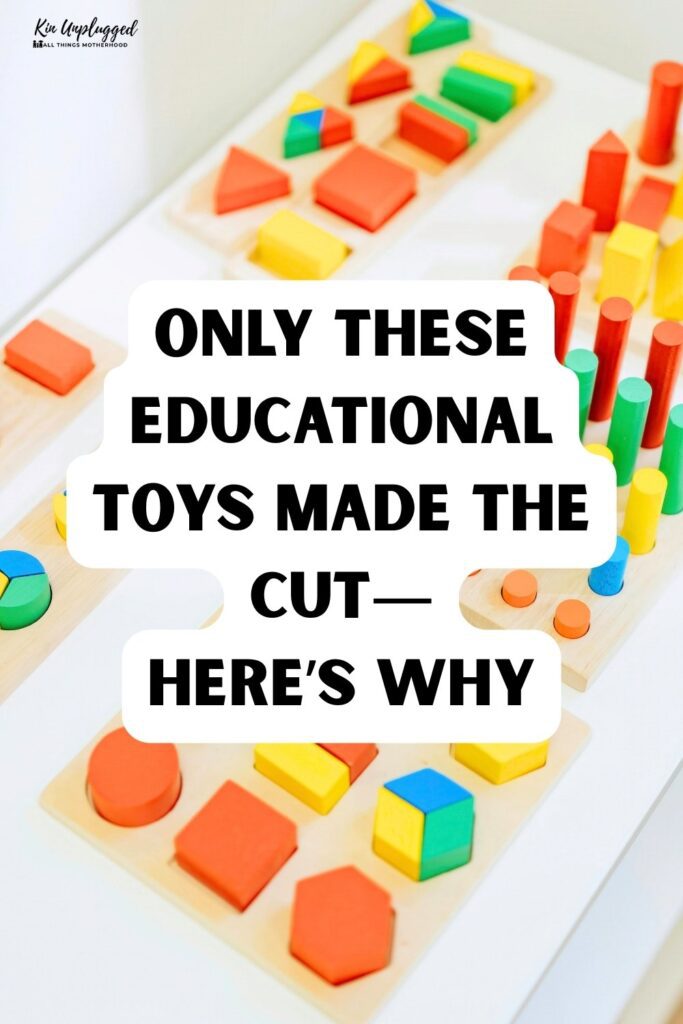 The only educational toys we use & why they’re enough